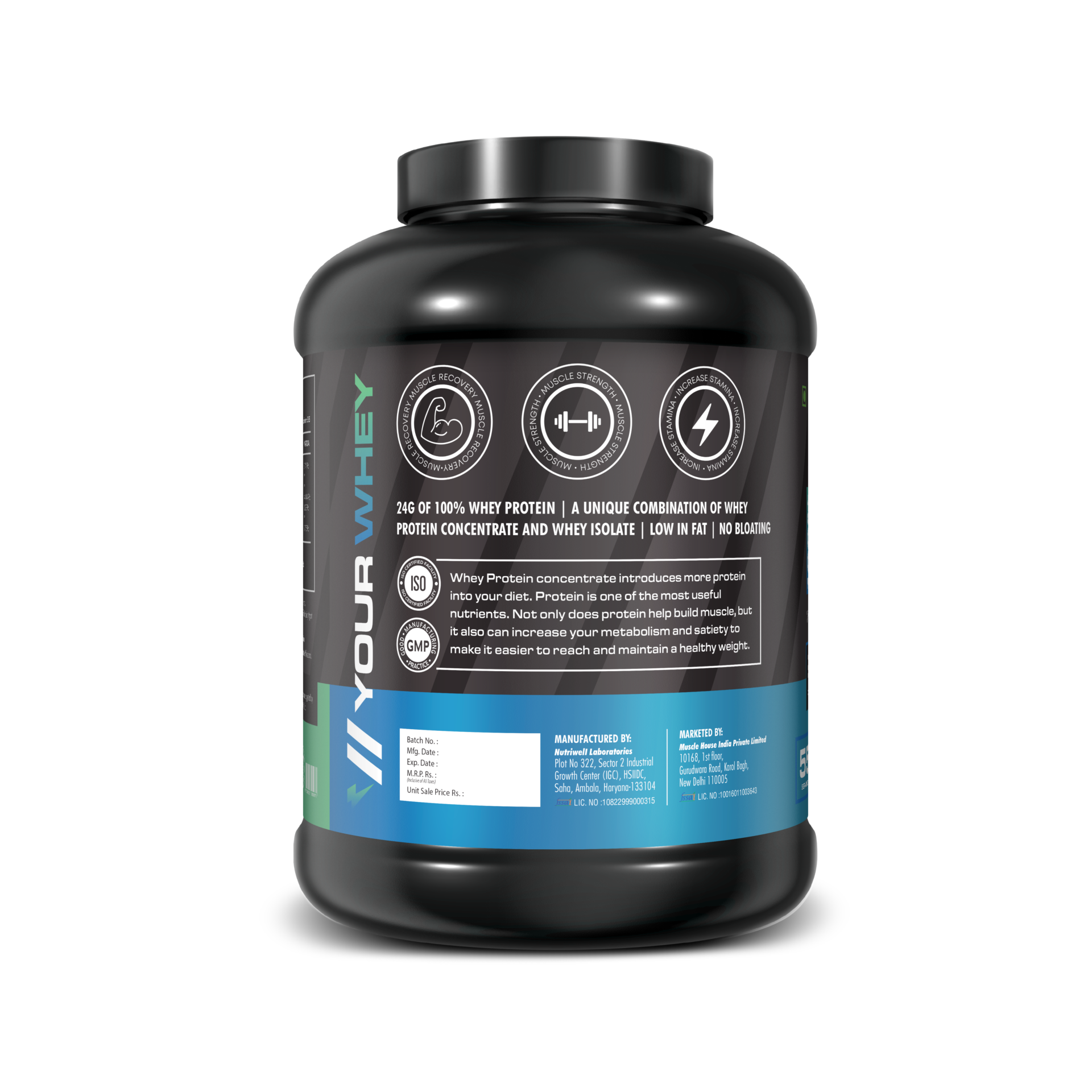 YourWhey 100% Whey Protein 2KG - Your Whey